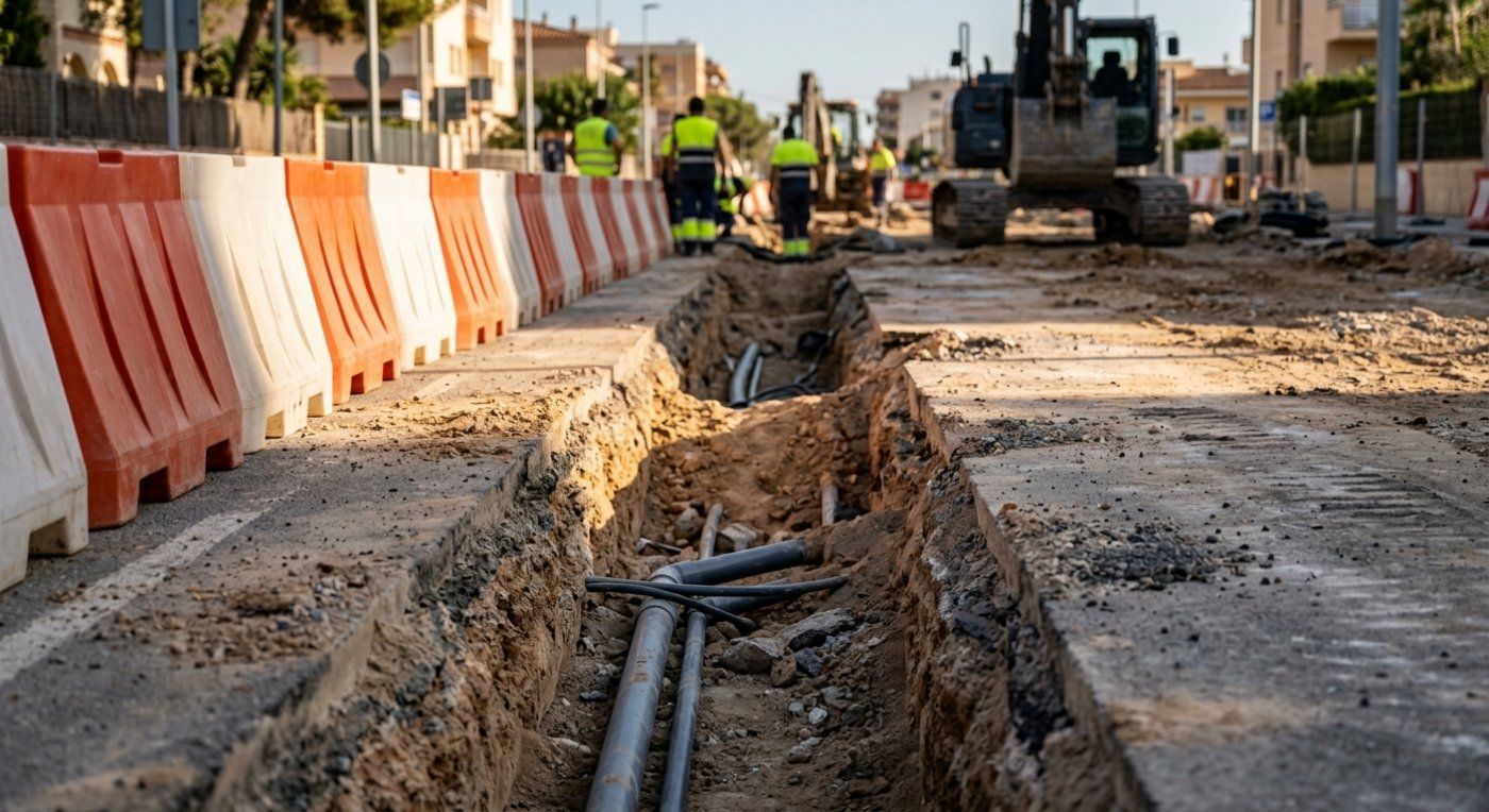 The tram eliminates 1 lane per direction in Vila-seca to connect the ...